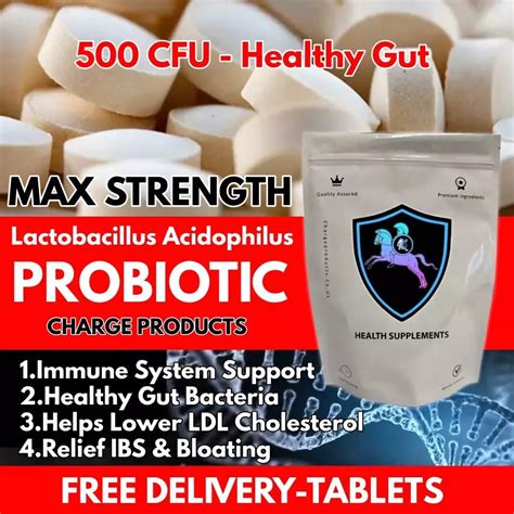 Lactobacillus Acidophilus Tablets Probiotic Supplement Charge Products