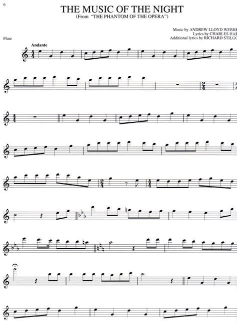 Free Printable Flute Sheet Music Rossy Printable