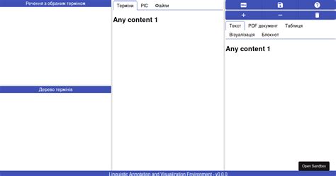 Linguistic Annotation And Visualization Environment Codesandbox