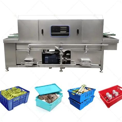 Industrial Crates Washing Machine Air Drying Machine Industrial