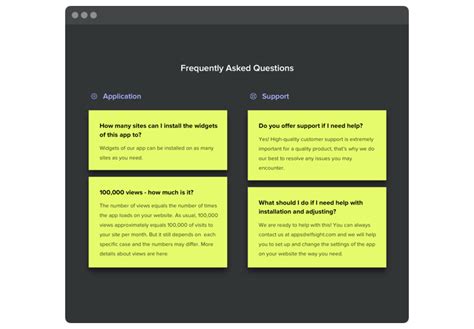 accordion faq add faq widget to squarespace website