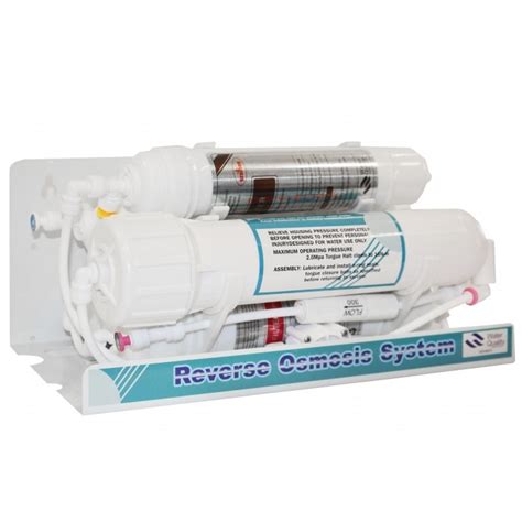 Система за филтриране пречистване на вода в 5 стъпки 4 филтъра обратна осмоза неелектрически