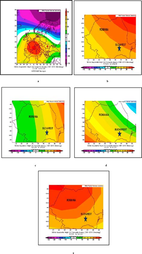 A Composite Anomaly Map Of 500 Mb Geopotential B Composite Anomaly