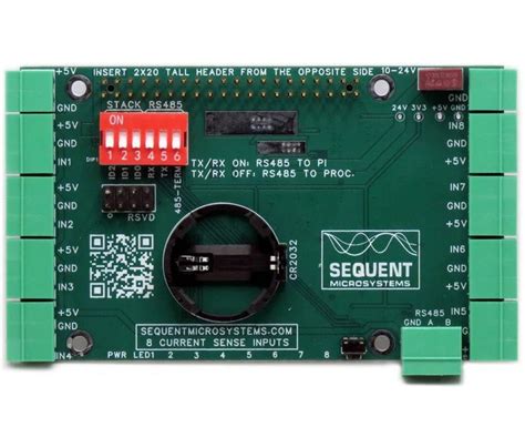 Hall Current Sensor Daq 8 Layer Stackable Hat For Raspberry Pi Oz