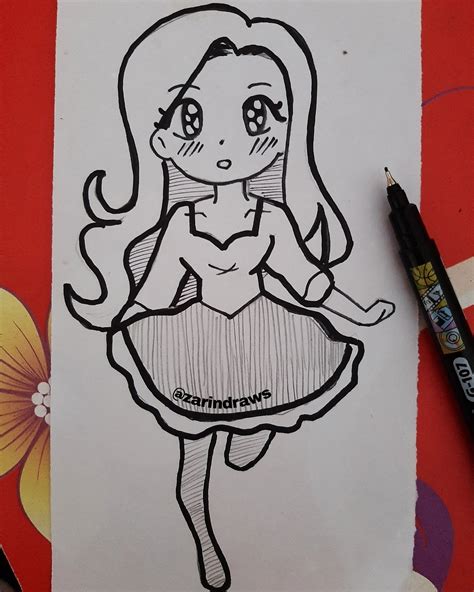 How To Draw Chibi Anime Girl