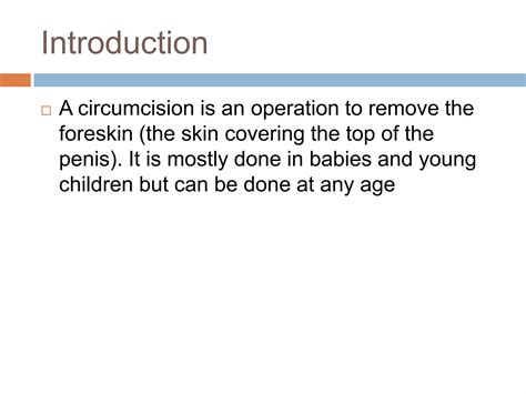 Circumcision | PPTX | Reproductive Health | Diseases and Conditions