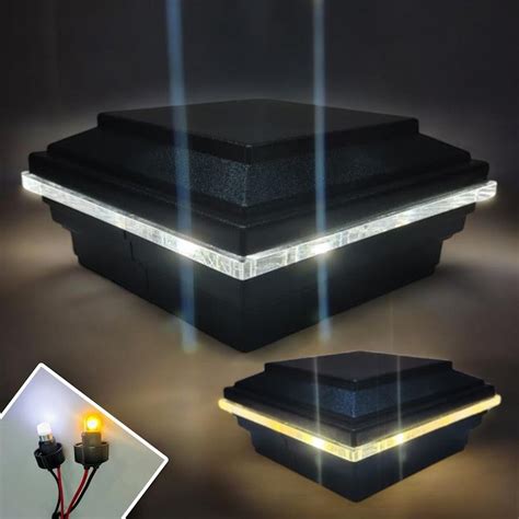 Deklights® Lighted Post Cap For Trex 4 5x4 5 Posts Replaceable 12 Volt