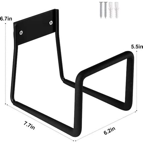 Cubilan Heavy Duty Metal Hose Bracket Wall Mount Garden Hose Hook 175