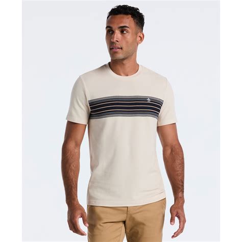 Pique Dye Chest Stripe Tee Original Penguin