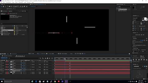 어도비 애프터 이펙트 After Effects Cc 솔리드 Solid 로 움직이는 선 만들기 Youtube