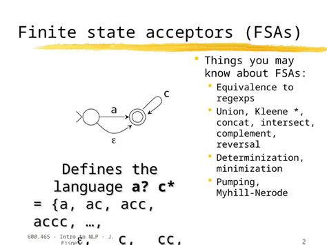 PPT Lecture 16 Finite State Introduction DOKUMEN TIPS
