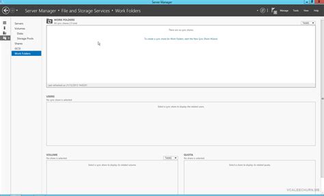 Setting Up Work Folders Windows Server 2012 R2 Vs Online