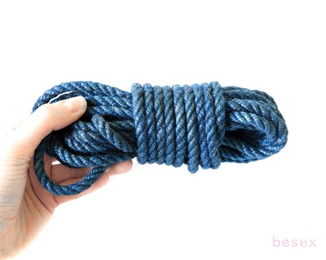 blue jute rope shibari rope bdsm bondage rope jute bondage rope sex