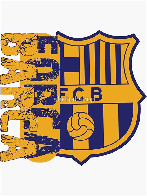 Barclona Sticker For Sale By Shehabshop Redbubble