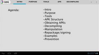 AnDevCon Android Reverse Engineering PPT