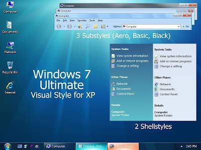 Theme Styles Free Windows Ultimate Visual Style For XP