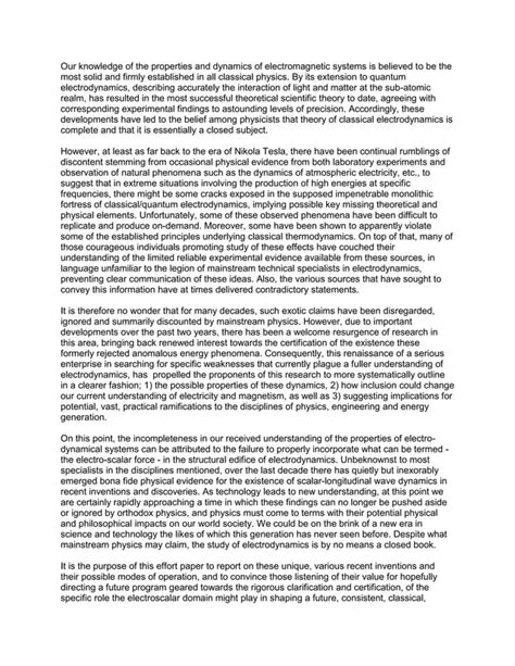 Principle Of Scalar Electrodynamics Phenomena Dr Bahman Zohuri Pdf Physics Science