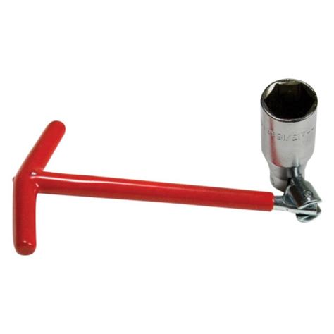 Performance Tool Swivel 6 Point T Handle Spark Plug Socket
