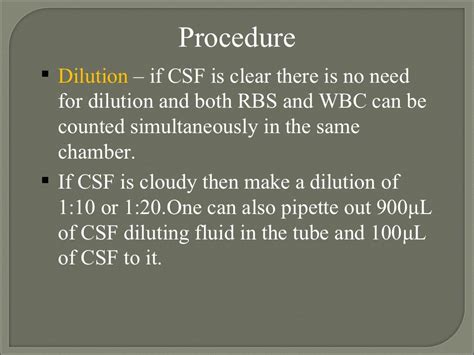 Csf Analysis Presentation