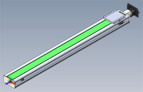 丝杠滑台 全封闭 Ec17 Lx C S1450 Bc P75 D3 Step 模型图纸下载 懒石网