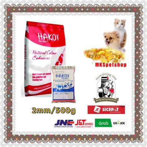 Jual Hakoi Pelet Ikan Hakoi 500gr Kemasan Repack Uk 2mm Shopee Indonesia