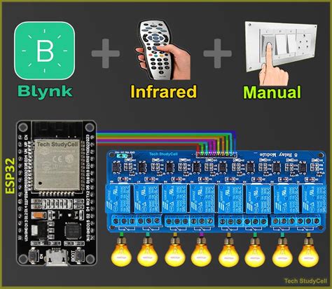 Home Automation Using Blynk Ir Remote And Esp32 Iot Projects 2021 17