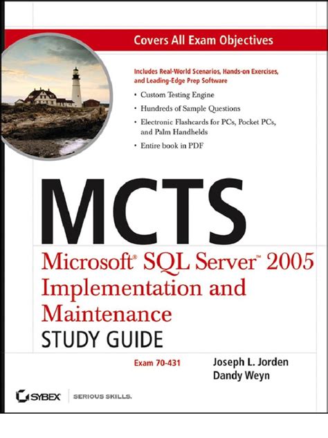 sybex mcts microsoft sql server 2005 implementation and