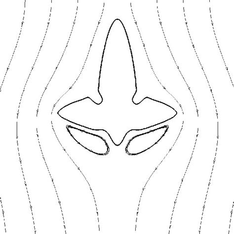 Velocity Streamlines Of The 2d Constant Convection Case The Crystal
