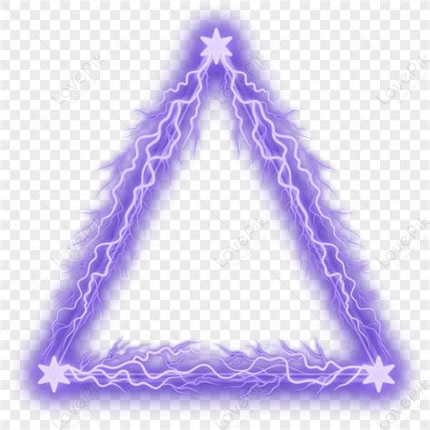 Lightning Light Effect Border Purpleelectriclightning Effect Border