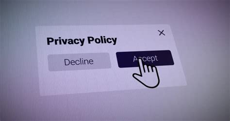 Mouse Cursor Clicking Accept Privacy Policy Checkbox Agreement