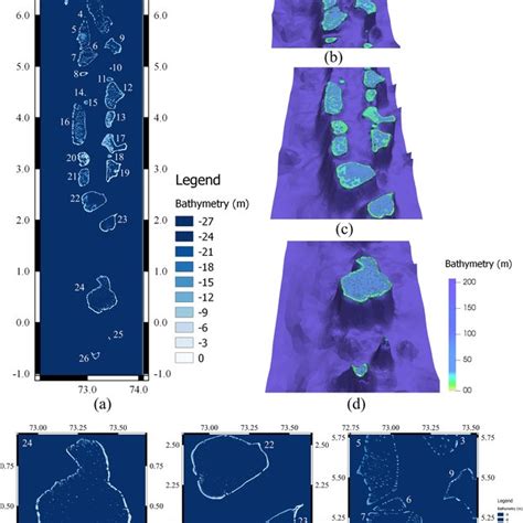 A Shows An Image Of The New Bathymetry Data Set With All Geographic
