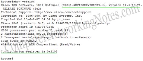Cisco Router Show Command Explained With Examples