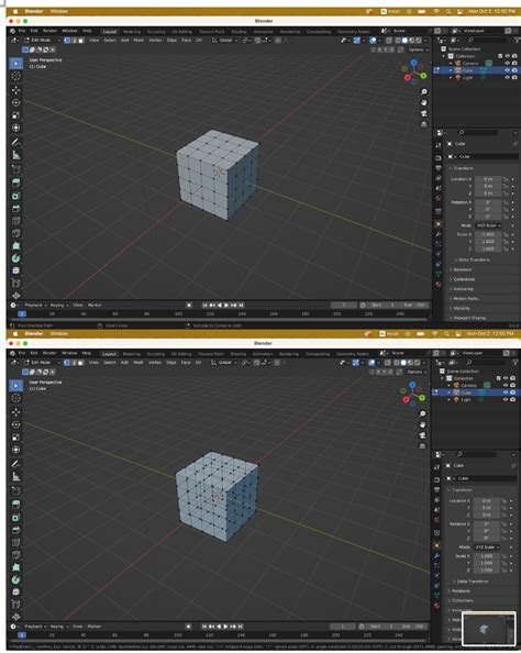 Mesh X Ray Mode Turns On Automatically When Using Knife Tool Blender Stack Exchange