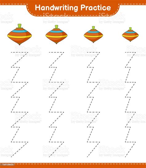 필기 연습 소용돌이 장난감의 라인을 추적 교육 어린이 게임 인쇄 워크 시트 벡터 일러스트레이션 0명에 대한 스톡 벡터 아트 및 기타 이미지 Istock
