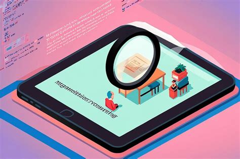 Flat 3d Isometric Magnifier Scanning Bug In The Programming Code Premium Ai Generated Image