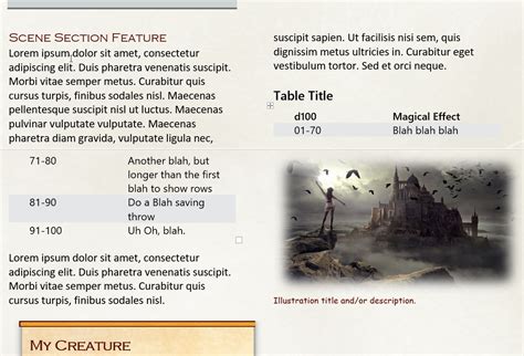 RPG Campaign Module Template MS Word Template Geek Slop Online