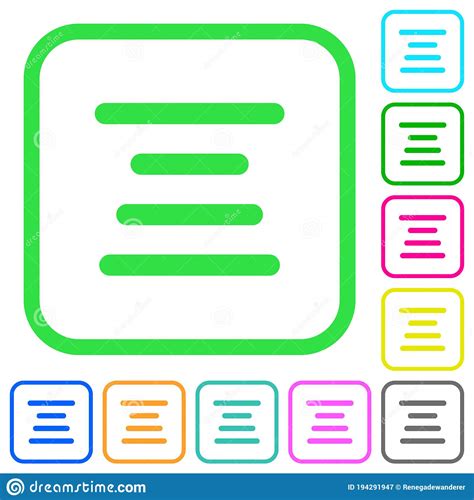 Text Align Vector Icon Paragraph Alignment Icon Symbol Align Vector