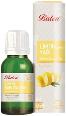 Balen 3 Kutu Limon Kabuğu Yağı Doğal Bitkisel Uçucu Yağ 20