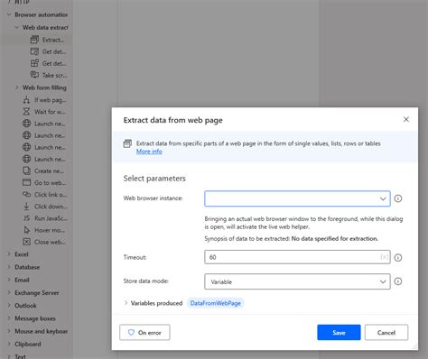 How To Select Data Using Extract Data From Web Page Rmicrosoftflow