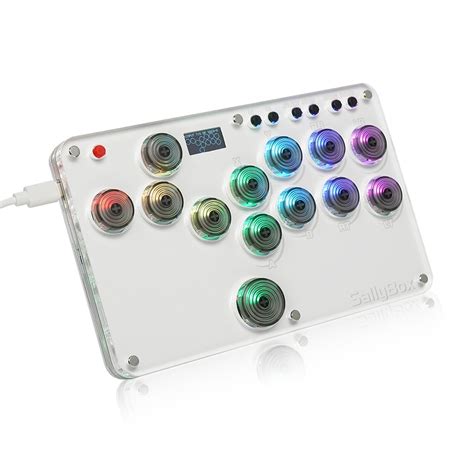 Buy Bitfunx Gaming Keypad Arcade Stick 13keys Sallybox Leverless Controller Supports Socd