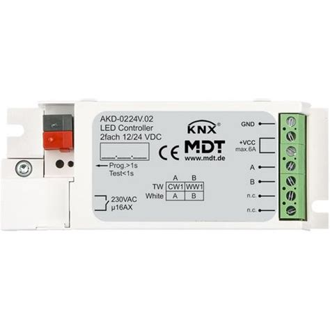 1st Mdt Led Controller 2 Kanal Akd 0224v02 1224v Cv Led 2 Einzelne