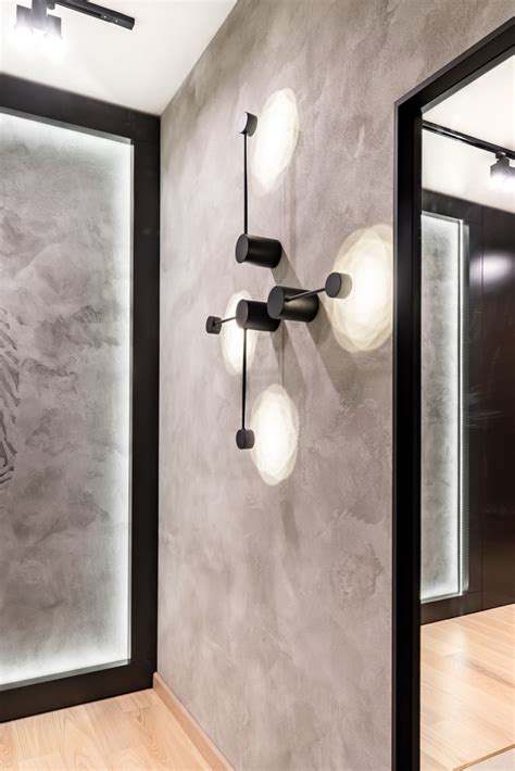 Венецианская штукатурка в интерьере прихожей 44 фото