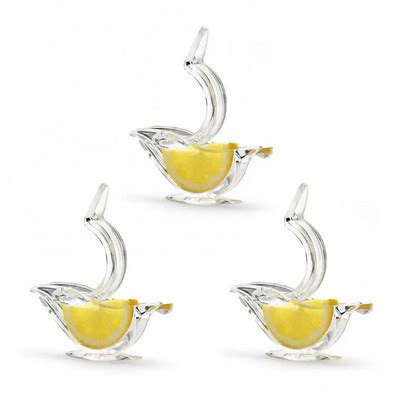 Акрилна щипка за лимонов сок Прозрачна ръчна изстисквачка за резени ...