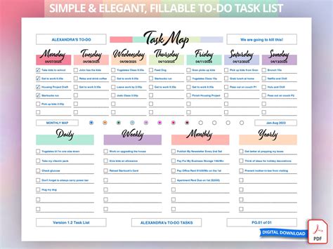 Daily Task Organizer Task Map Printable To Do Pdf Daily Task Tracker Task Management Tool Goal Daily Task Organizer Task Map Printable To Do Pdf Daily Task Tracker Task Management Tool Goal