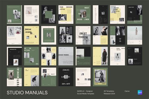 Quiselle Designer Social Media Template For Canva