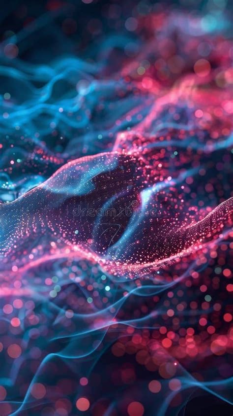 Data Visualization With Bright Abstract Themes Stock Illustration