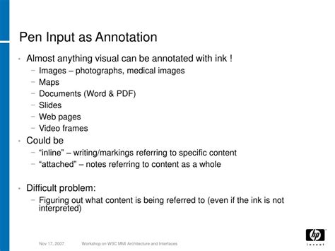 Ppt Understanding The Pen Input Modality Powerpoint Presentation