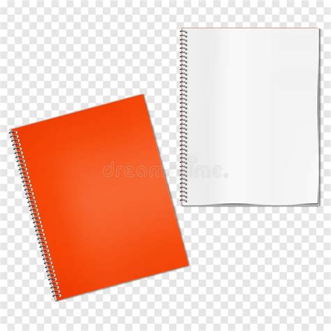 Mockup Spiral Bound Cover Stock Illustrations 1305 Mockup Spiral