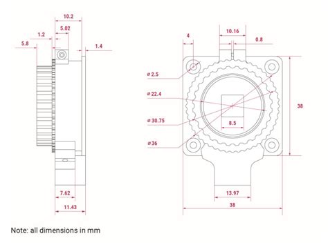 Raspberry Pi Hq Camera 12 3mp C Mount Kiwi Electronics
