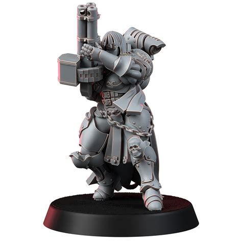 Battle Nun Gatling Shockrifles Heavy Armor Wargame Exclusive